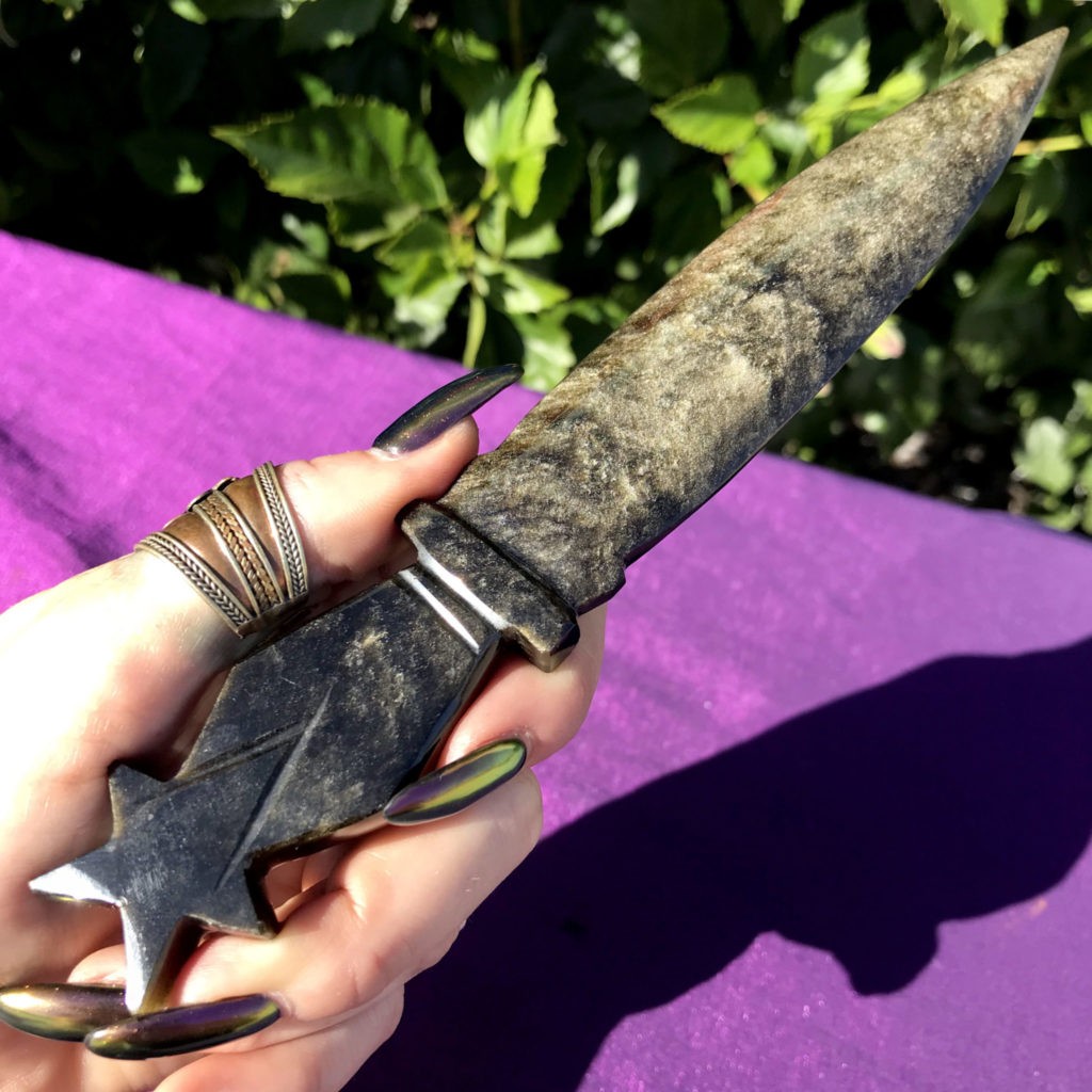 Gemstone Sale: Golden Sheen Obsidian Star Knife
