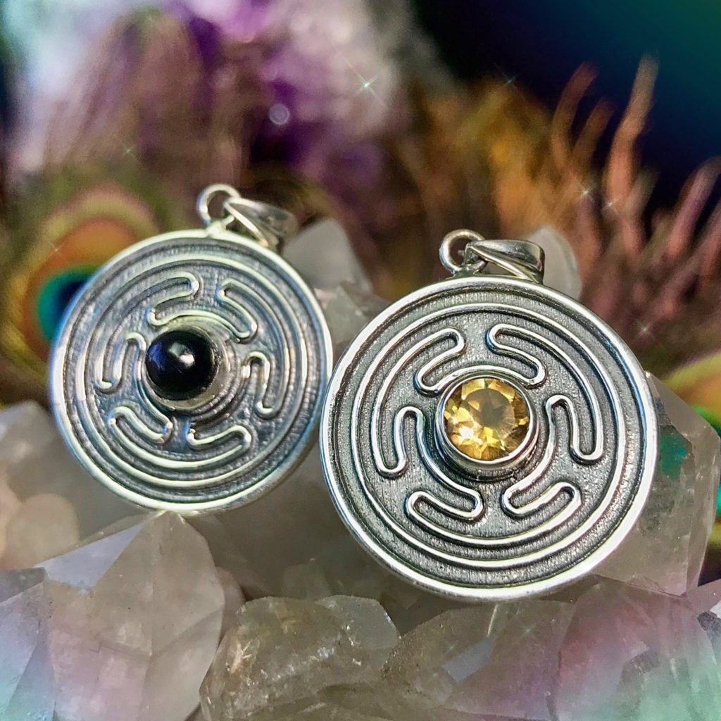 Hecate’s Labyrinth Pendants for transformation and release