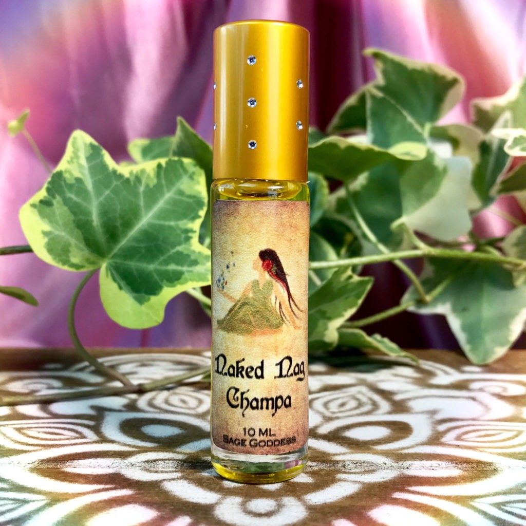 Sage Goddess Naked Nag Champa Perfume for graceful transformation