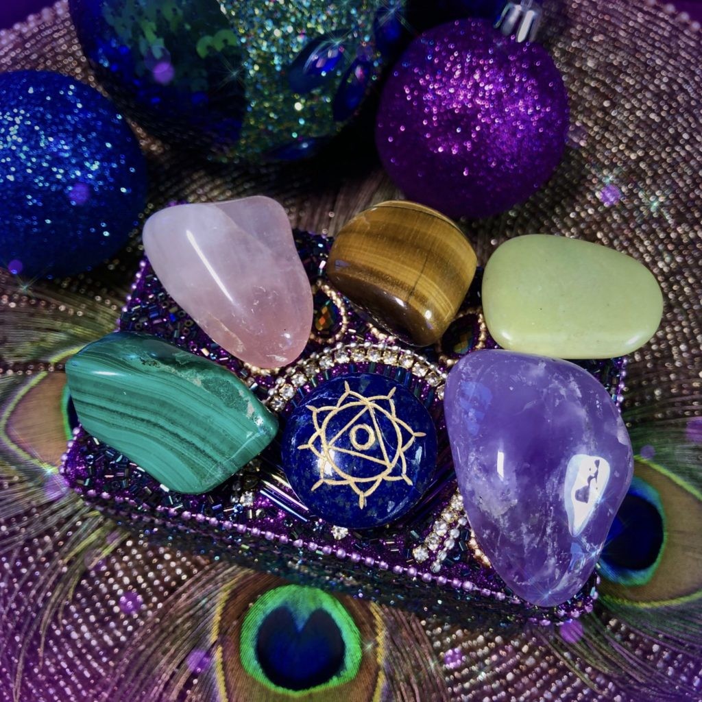 Intuitively Chosen Crystal Magnets for inspiration and magical home decor