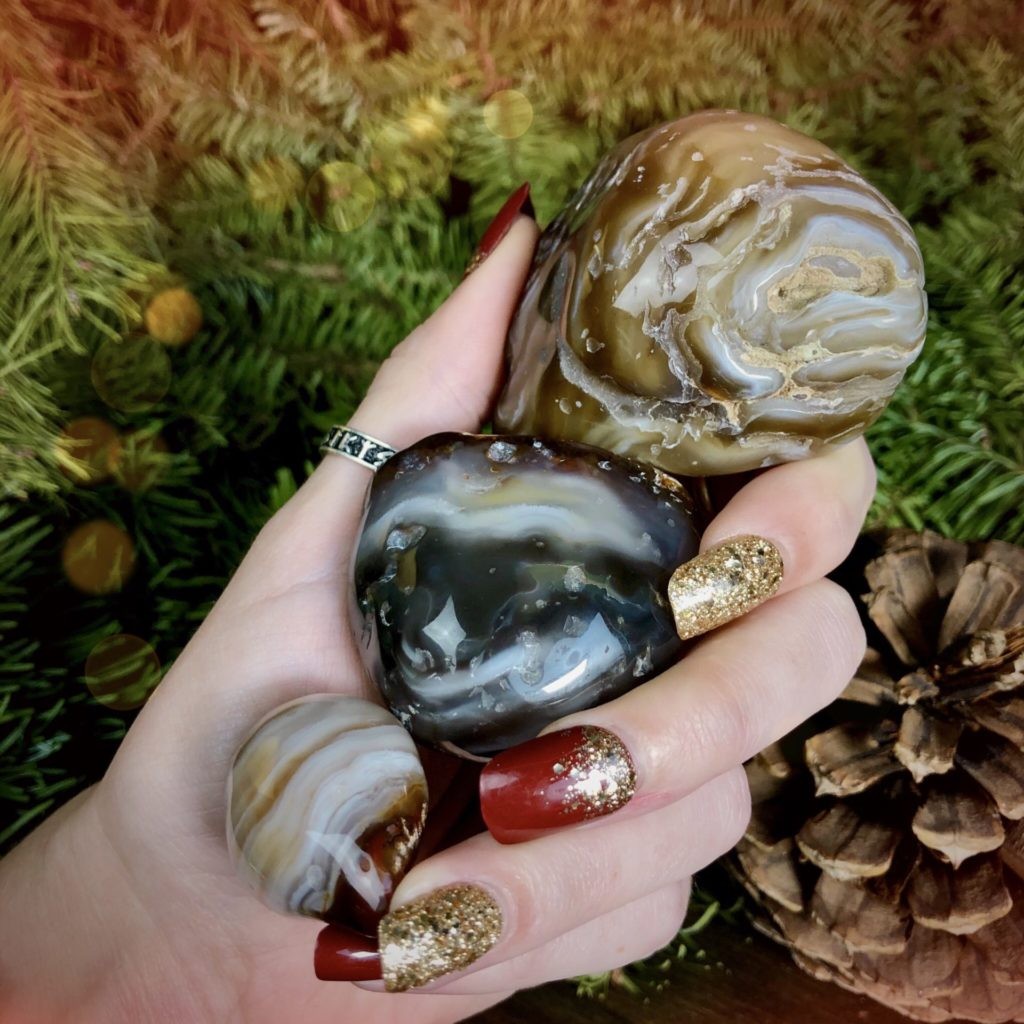 Ancient Wisdom and Healing Enhydro Agate for flowing with life