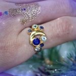 Custom SG Moon Visioning Dream Rings for insight and confidence