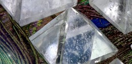 Clear Quartz Power Pyramids for energy amplification