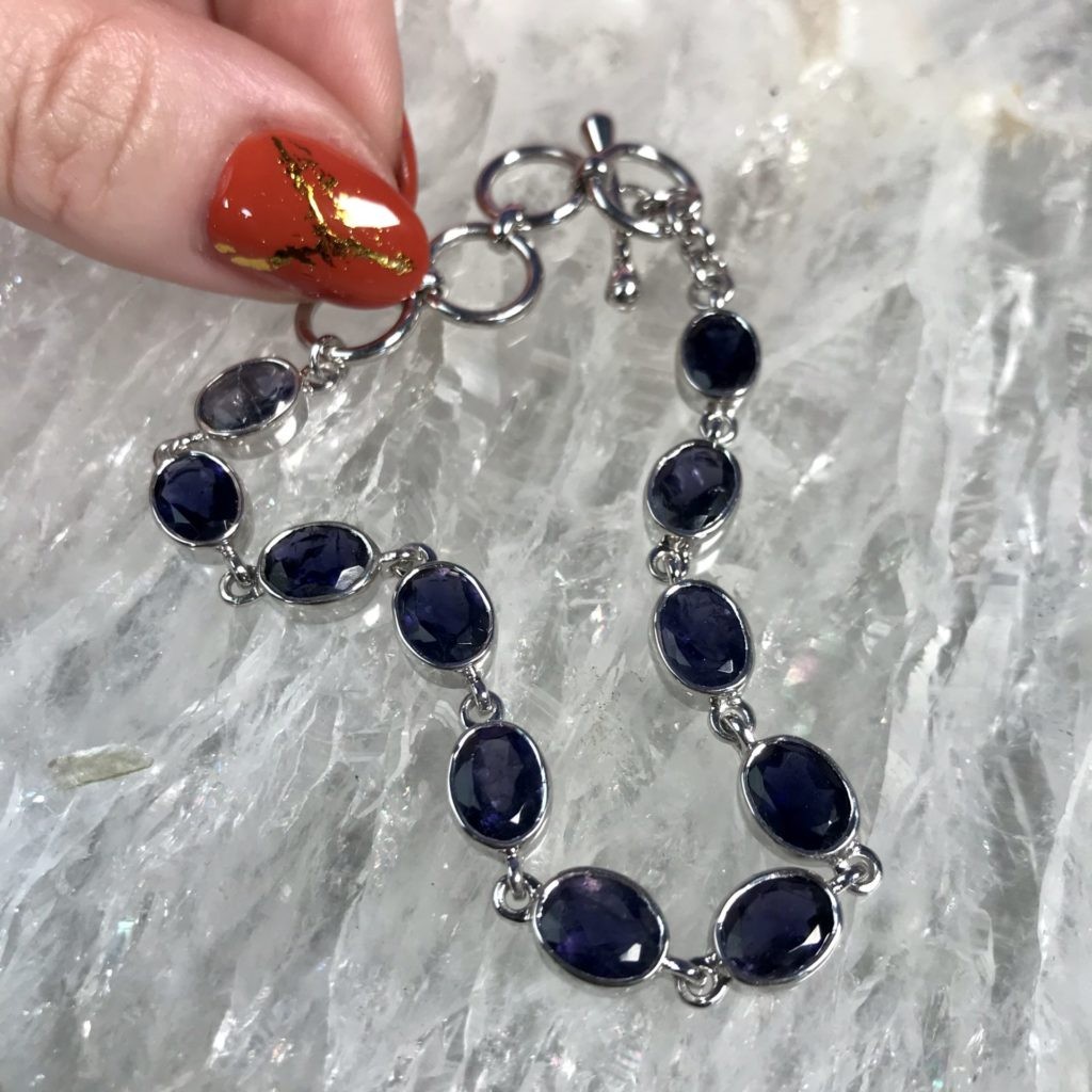 Gemstone Sale: Iolite Bracelets