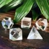 Clear Quartz Sacred Geometry Set for expanded universal awareness