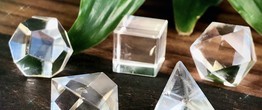 Clear Quartz Sacred Geometry Set for expanded universal awareness