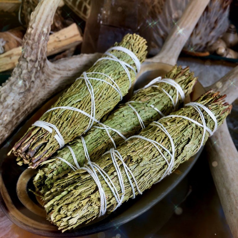 Mini Cedar Smudge Bundles for ancestral connection on the go