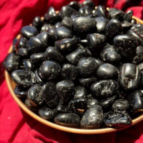 Tumbled Dravite for energetic cleansing and shadow integration