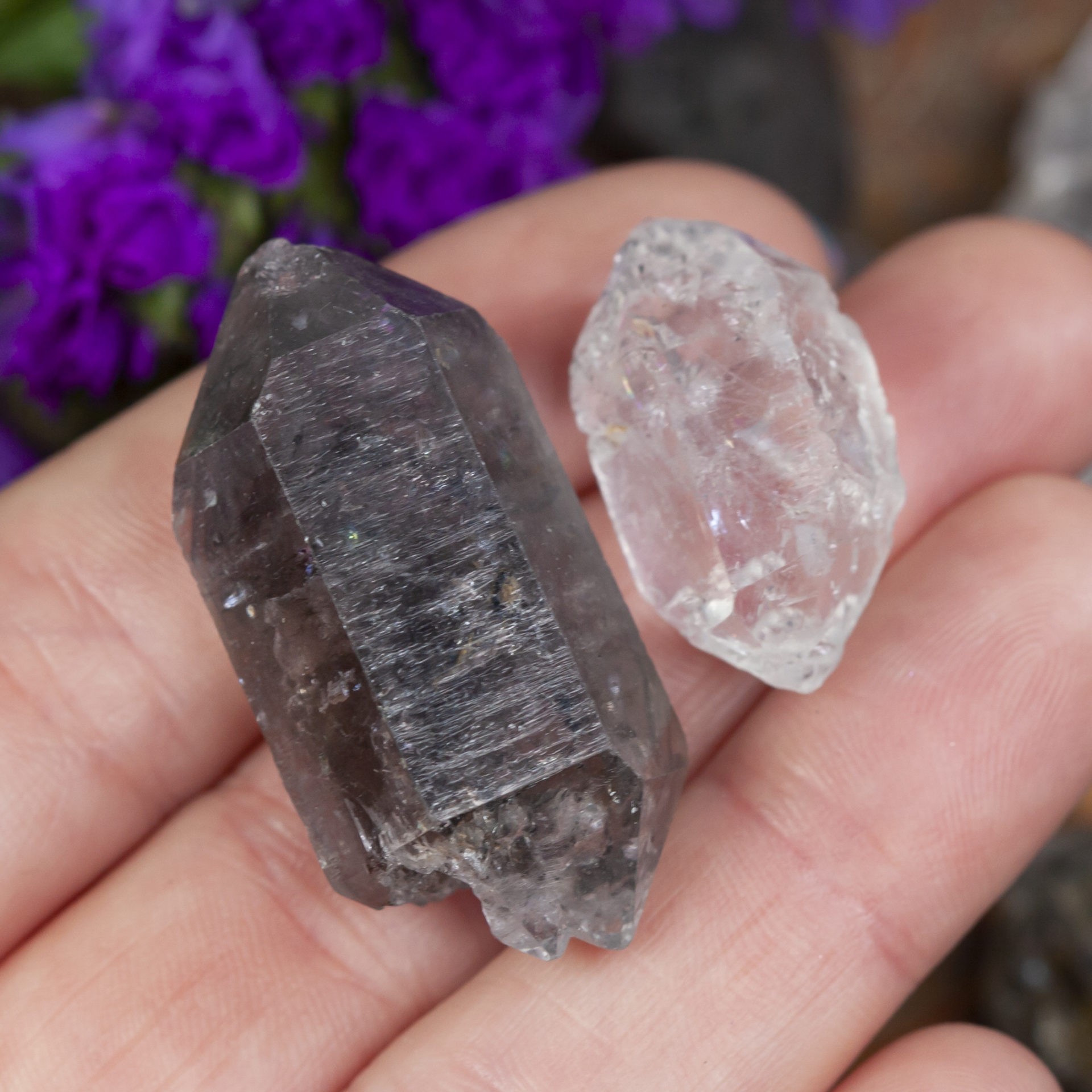 Double Terminated Tibetan Quartz for healing, purification, and protection