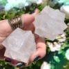Clear Quartz 3D Metatron's Cubes for Akashic wisdom and transformation
