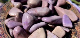 Tumbled Purple Jade for peace and a spontaneous dose of joy