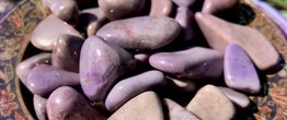 Tumbled Purple Jade for peace and a spontaneous dose of joy