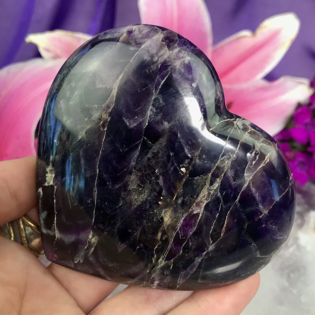 Gemstone Sale: Moroccan Amethyst Heart