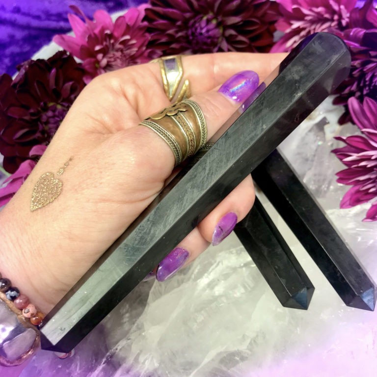 Ultimate Purification Shungite Wands for clearing mind, body, and soul