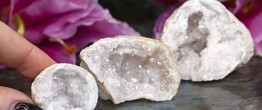 Clear Quartz Soul Star Geodes for magnifying your desires