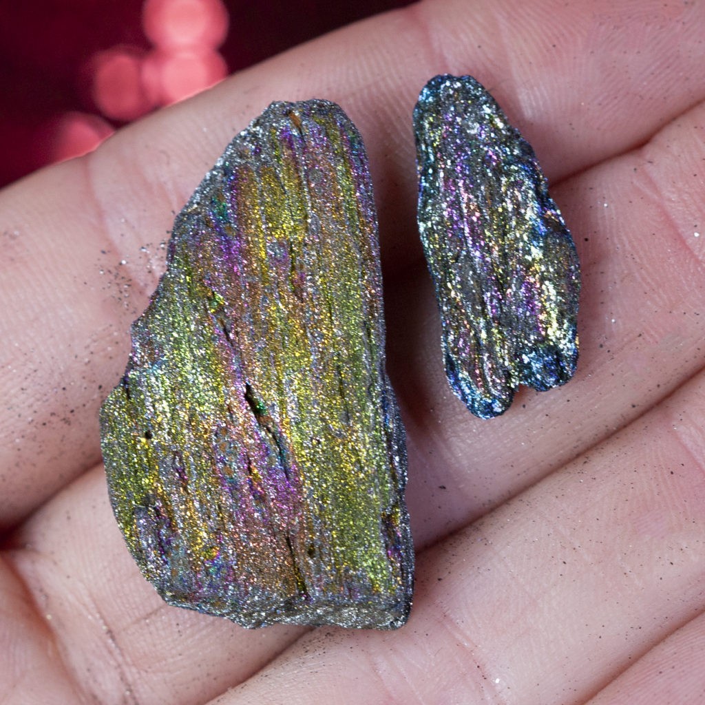 Natural Rainbow Hematite for grounding, healing, and alignment