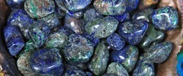 Tumbled Azurite for psychic mastery, vision, and confidence