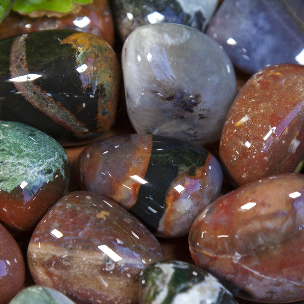 Tumbled Fancy Jasper for peace of mind and relaxation