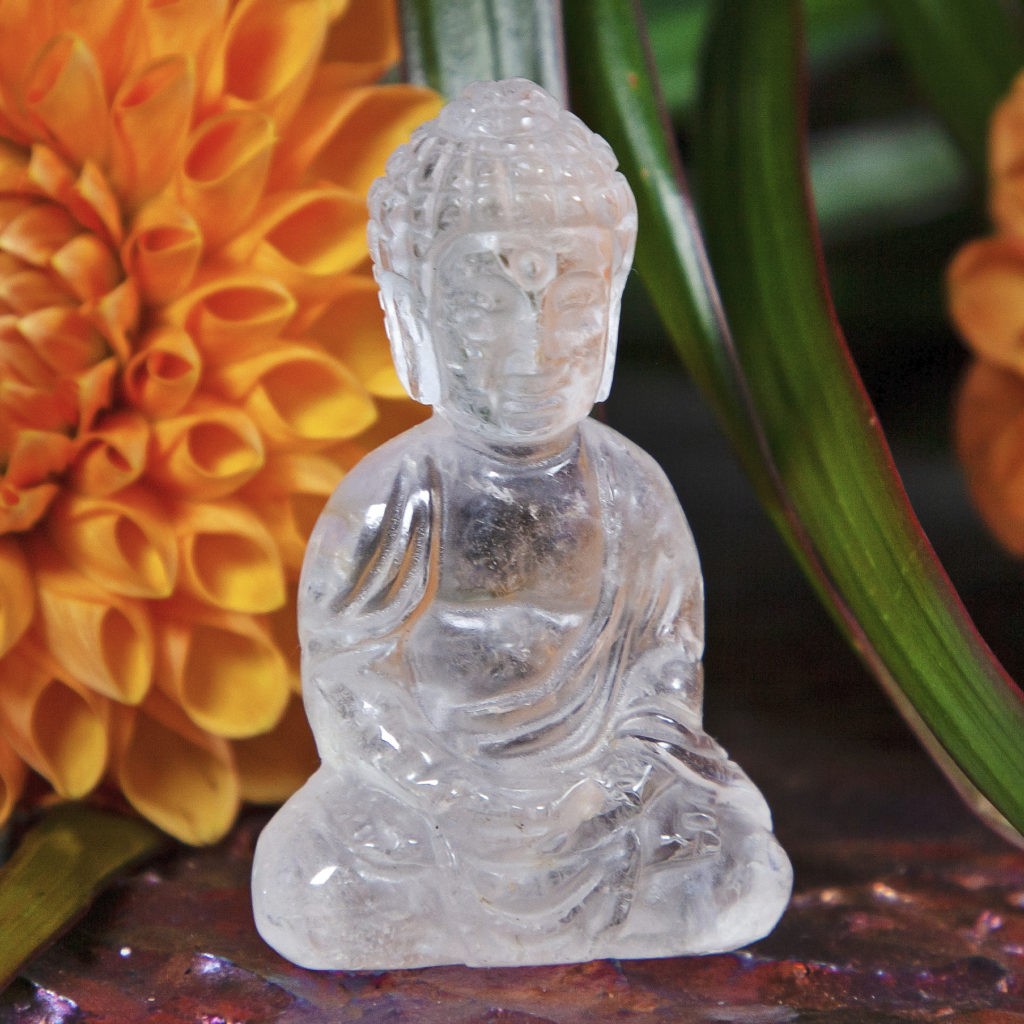 Clear Quartz Buddhas for expanded compassion, beauty, and awareness