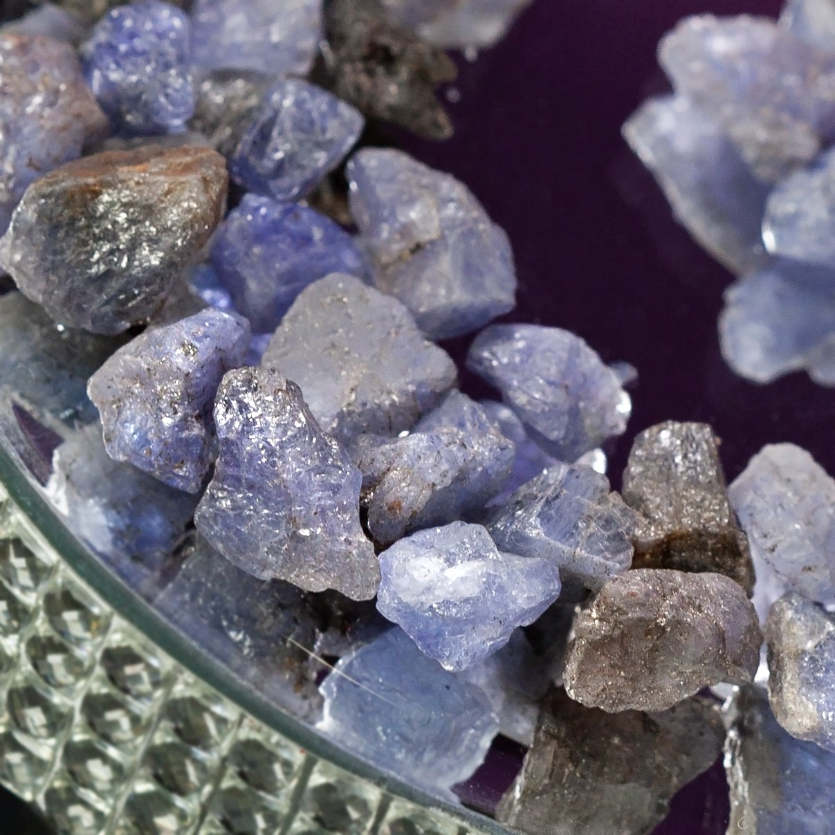 Natural Tanzanite for spiritual protection and spirit guide communication
