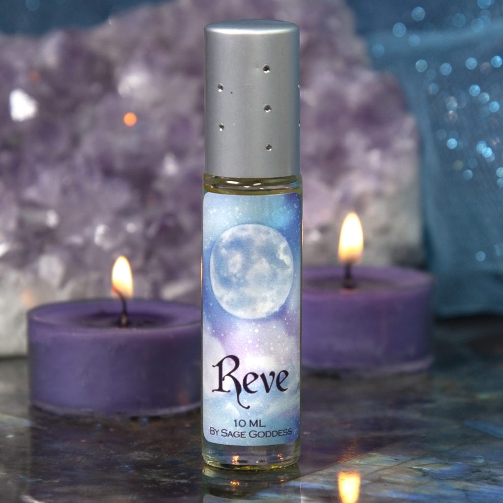 Peaceful Sleep Grid with Reve Perfume for deep rest and dream recall