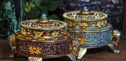 Sacred Symbols Tibetan Incense Burners for grace and enlightenment