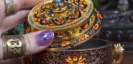 Sacred Symbols Tibetan Incense Burners for grace and enlightenment