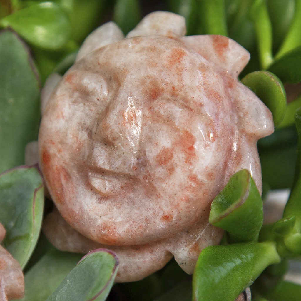 Sunstone Sun Carvings for happiness and creative confidence