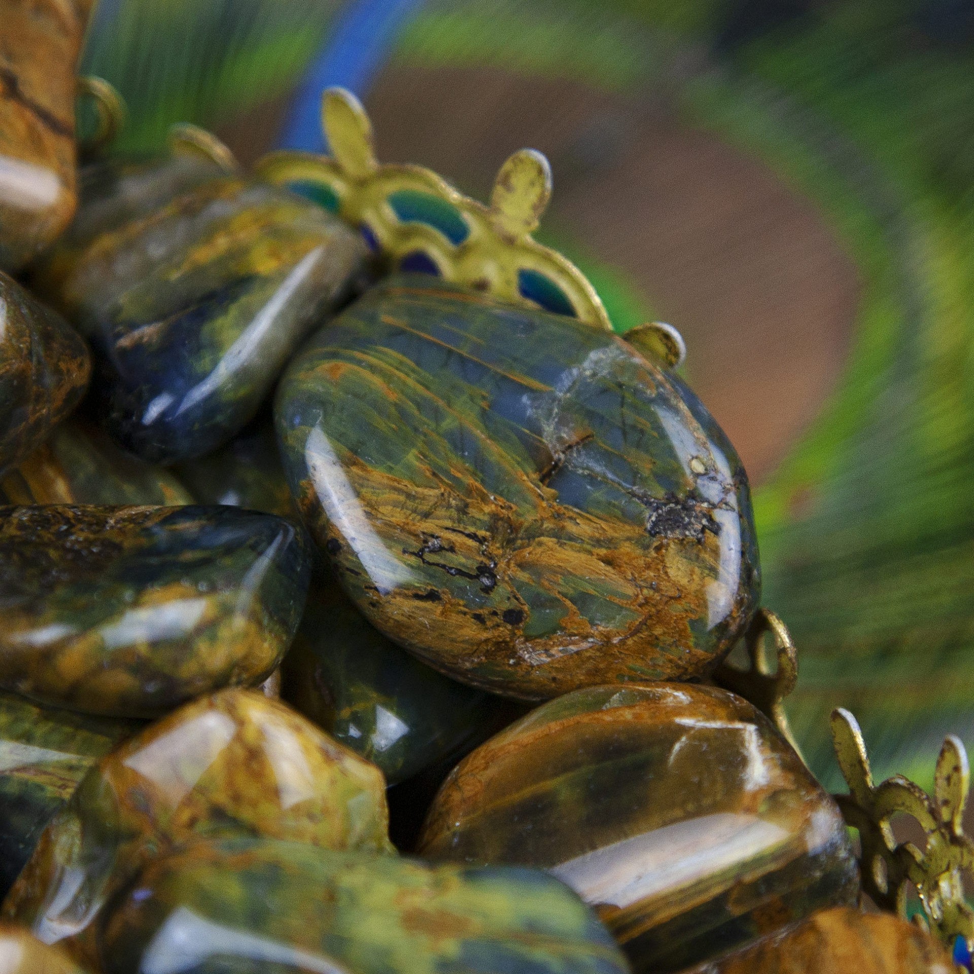 Tumbled Nellite for courage, visioning, and transformation