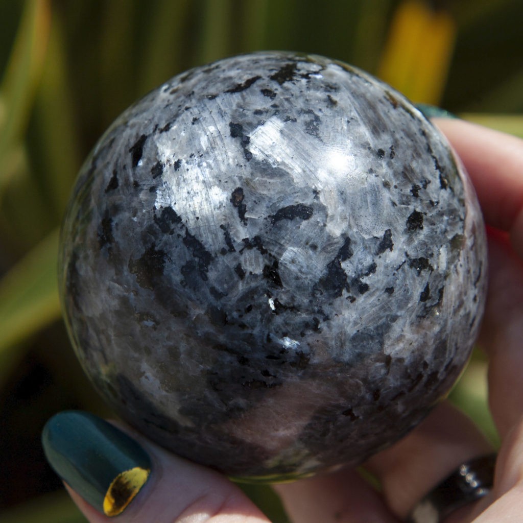 Manifest Your Visions Larvikite Spheres for making dreams come true