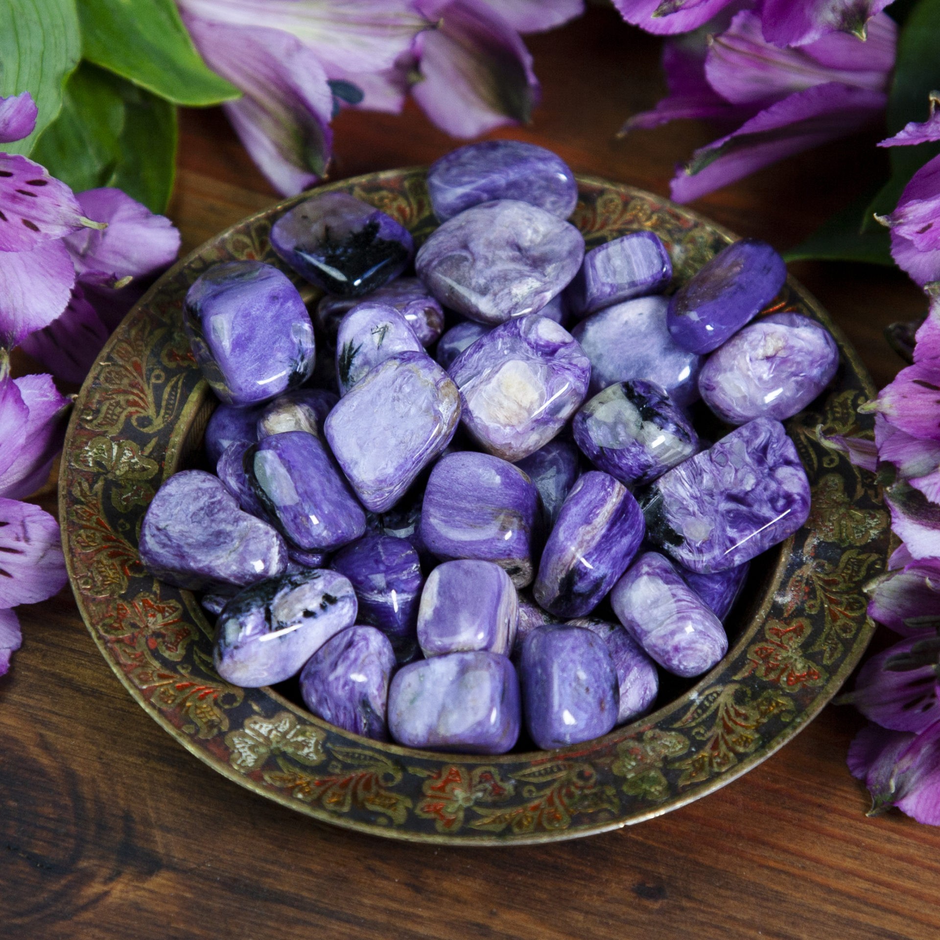 Tumbled Charoite for courage and guidance on your highest path