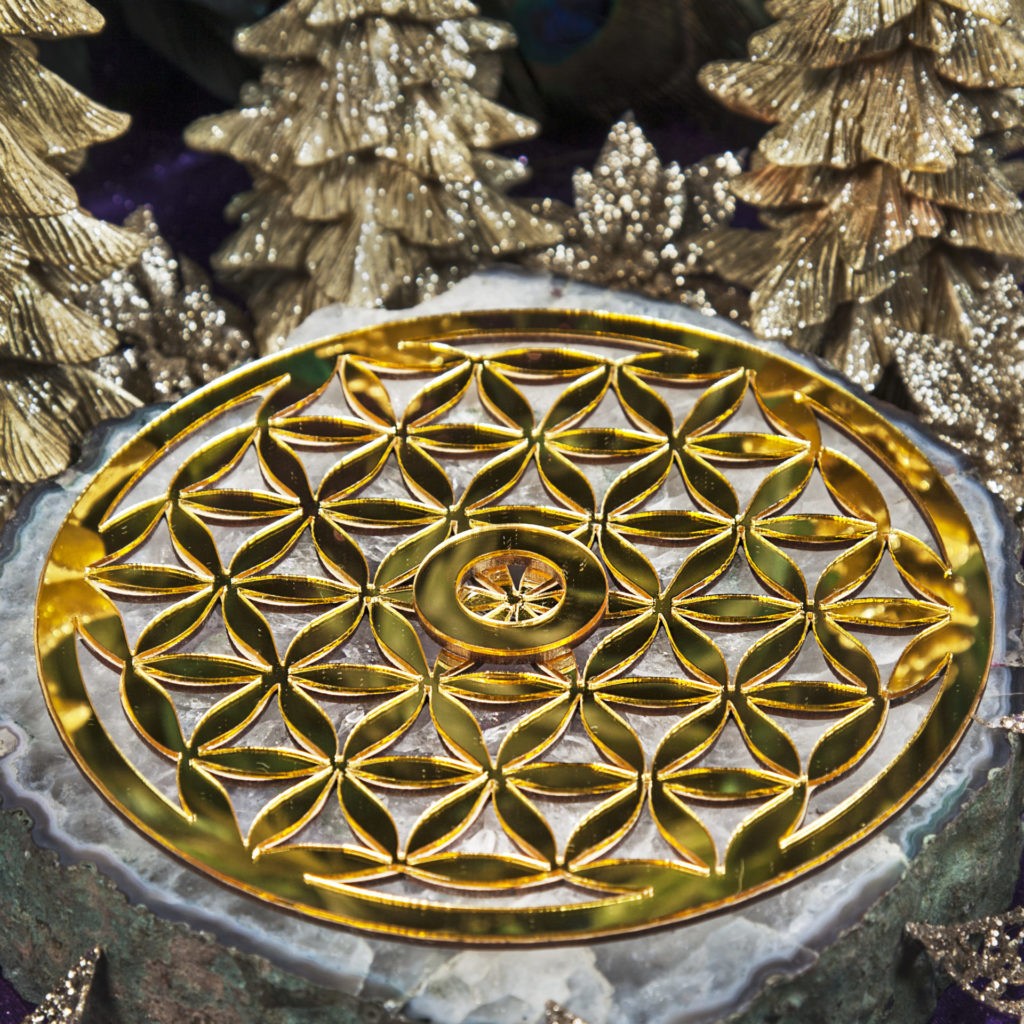 Flower of Life Sphere Stands for flowing life force energy