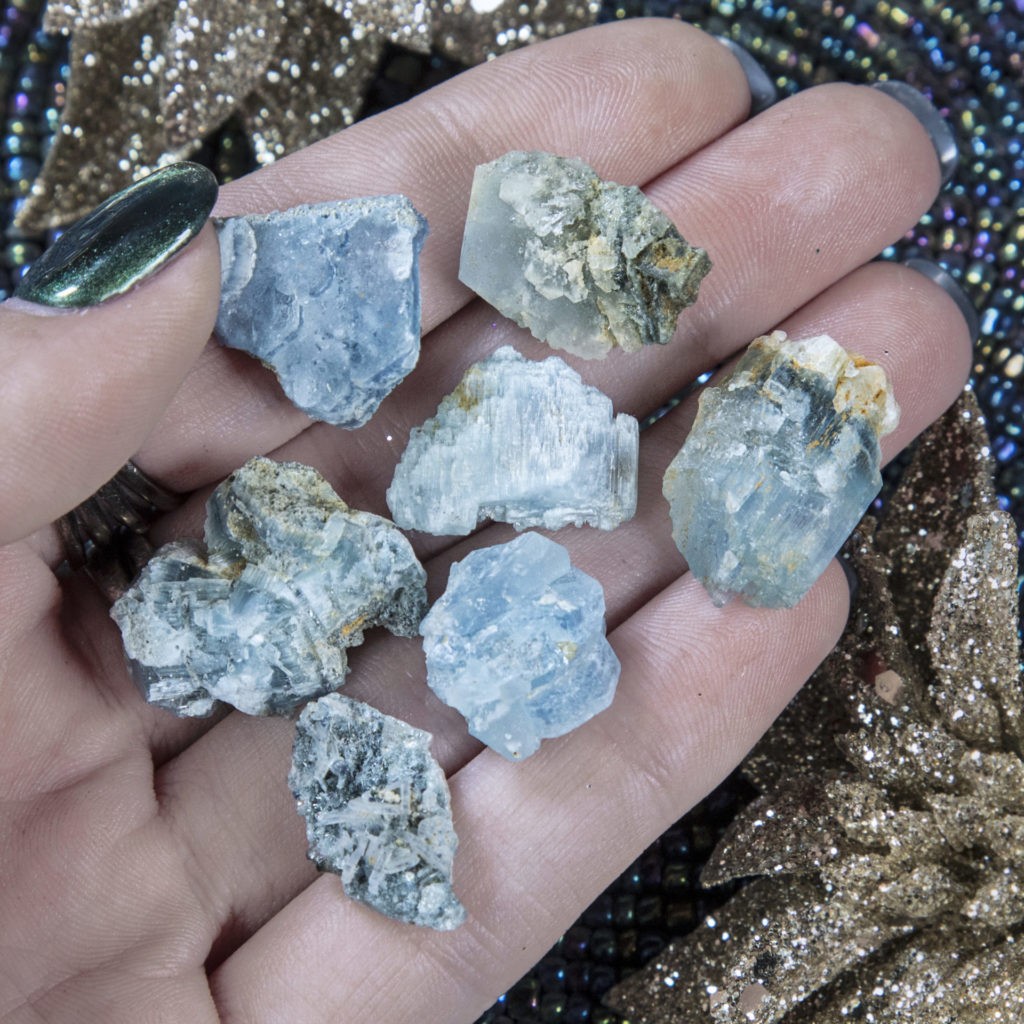 Sage Goddess Natural Vorobyevite Beryl for mental clarity