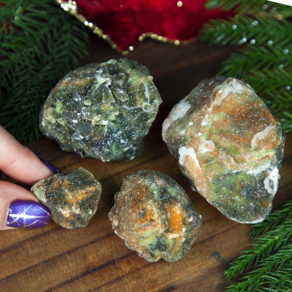 Chrome Chalcedony for emotional healing, support, and balance