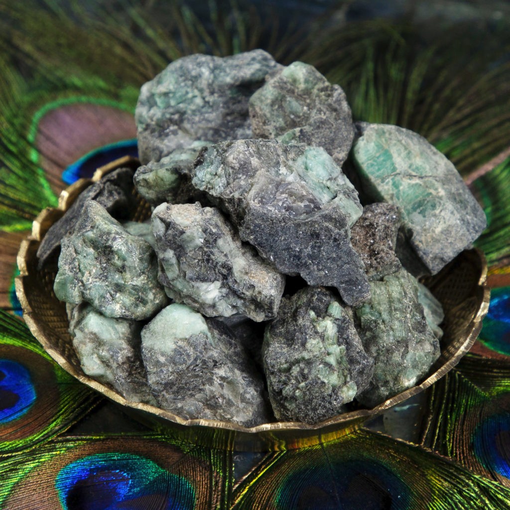 Natural Emerald for strength and luck in love and finances