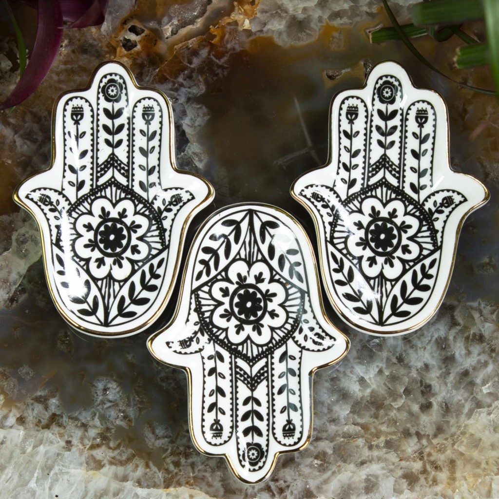 Hamsa Hand Protection Tray for adding security and beauty to your space