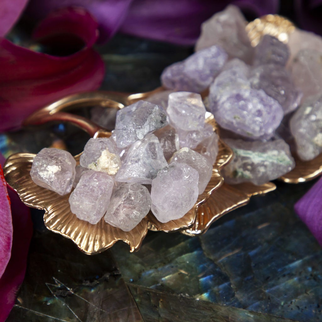 Sage Goddess Natural Purple Apatite for harmonizing your energy centers