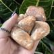 Orchid Calcite: Large Tumbled for passion, grounding, and vibrancy
