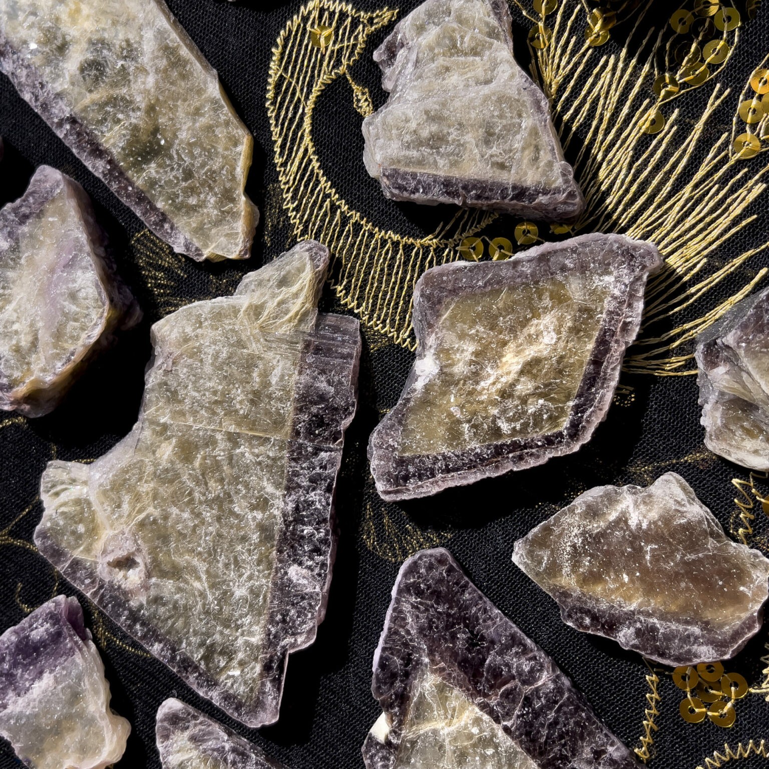 Sage Goddess Bi-Color Lepidolite to lighten your mood and relax
