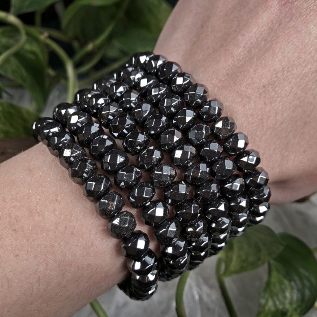 Hematite Ultimate Grounding Bracelet for cosmic protection