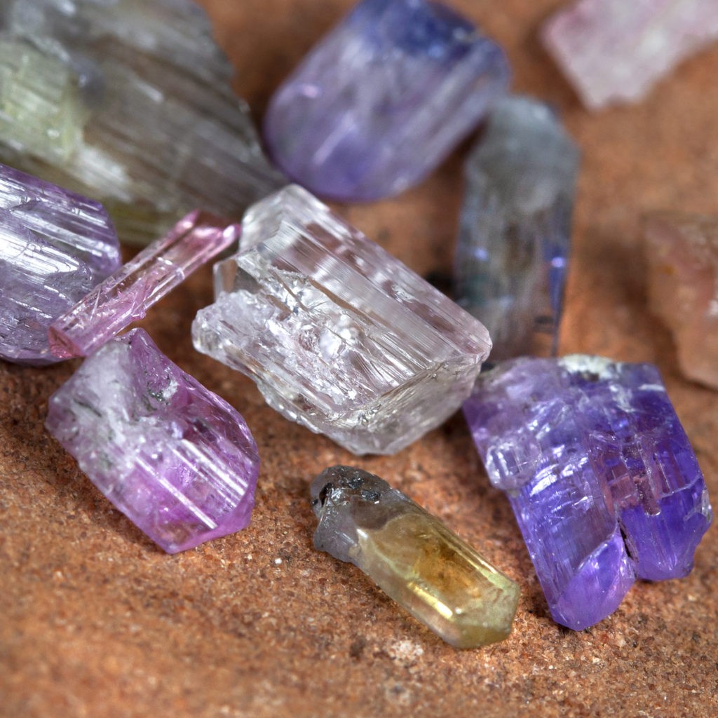 Tucson Exclusive: Multi-Color Tanzanite Crystal to manifest and heal