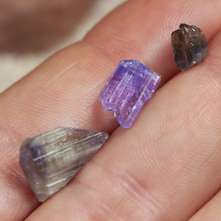 Tucson Exclusive: Multi-Color Tanzanite Crystal to manifest and heal