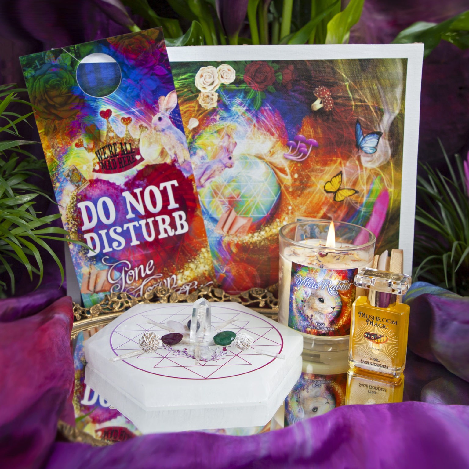 Ostara White Rabbit Set for going down the rabbit hole in ritual with ...