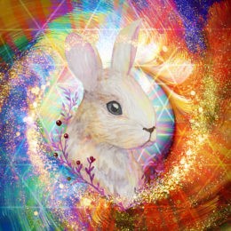 Ostara White Rabbit Set for going down the rabbit hole in ritual with ...