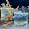 Lemurian Blue Calcite Emotional Healing Cube for water element magic