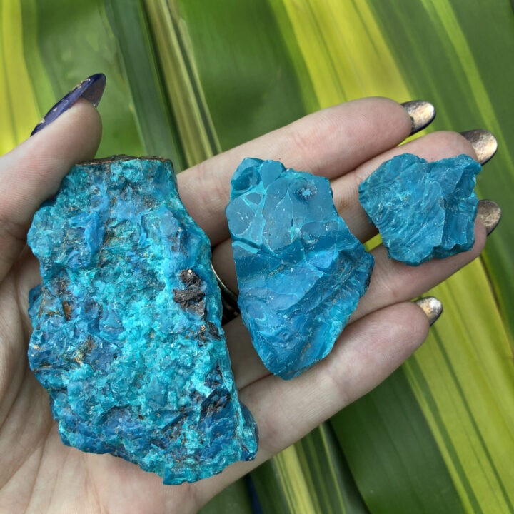 Natural Chilean Blue Opal for finding your authentic voice