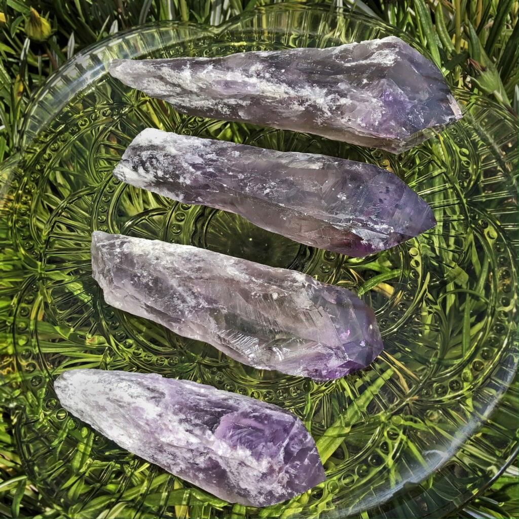 Sage Goddess Natural Phantom Amethyst Root Crystal