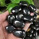 Sage Goddess Tumbled Jet for protection and purification