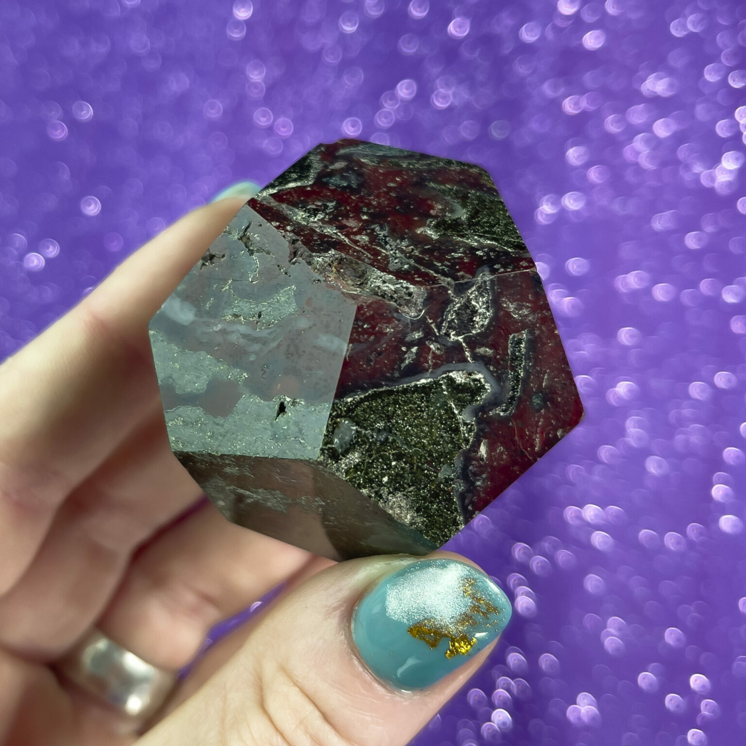 Sage Goddess Gemstone Sale: Dragonstone Dodecahedron