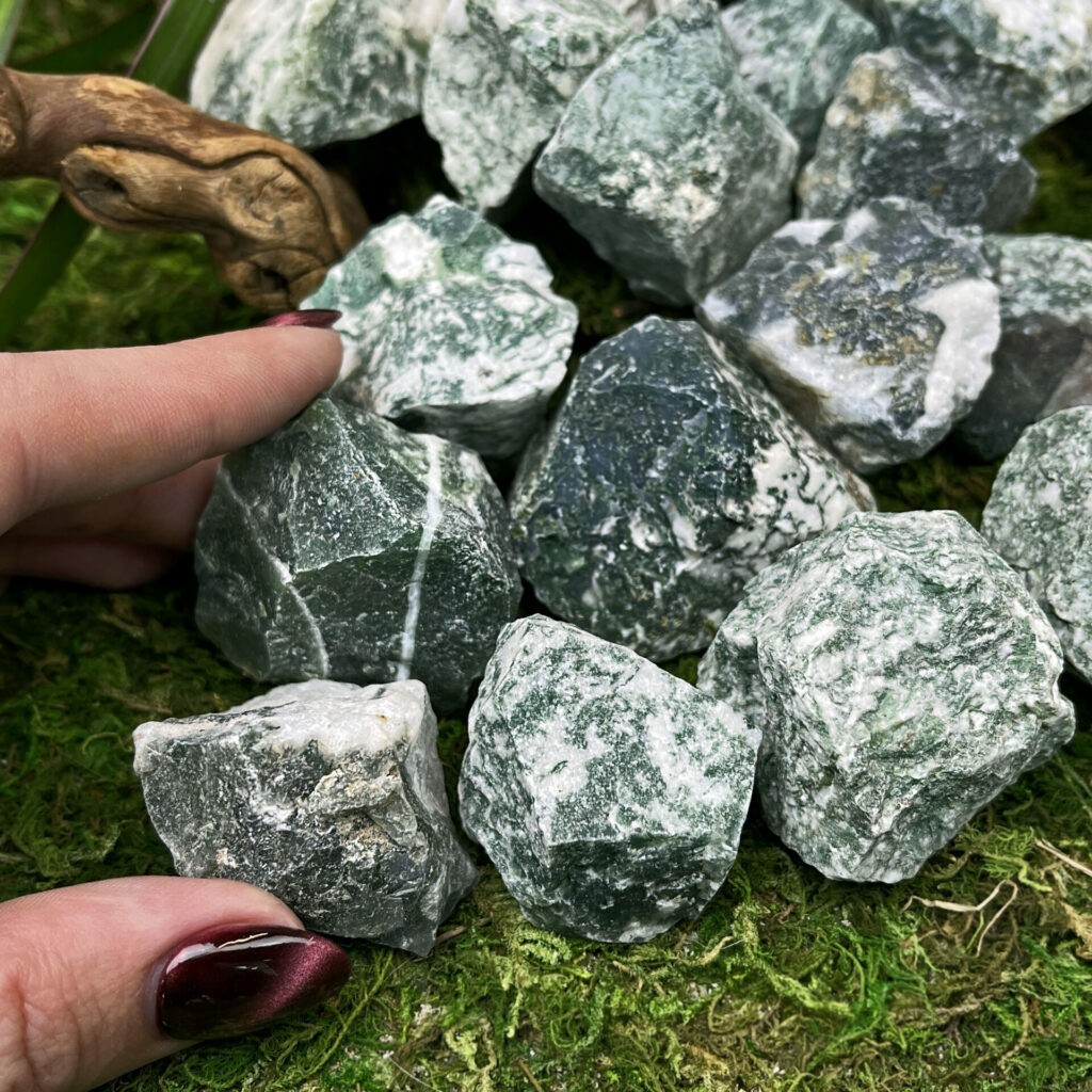 Sage Goddess Natural Tree Agate for stability and Earth connection